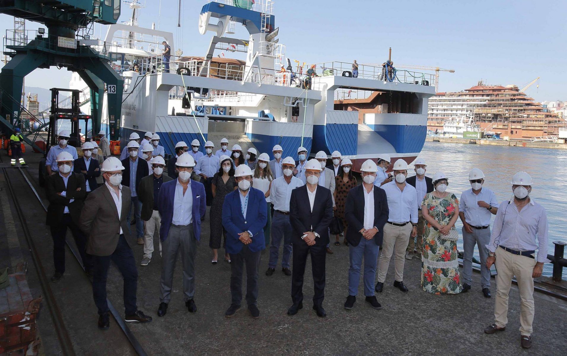 El Grupo Nueva Pescanova realiza la botadura del cuarto buque de su ...